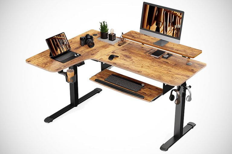 Eureka L shape Electric Ergonomic Standing Desk - Ergonomic Things